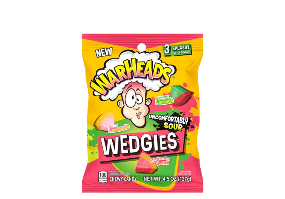 WARHEADS WEDGIES PEG BAG – Candy Rush